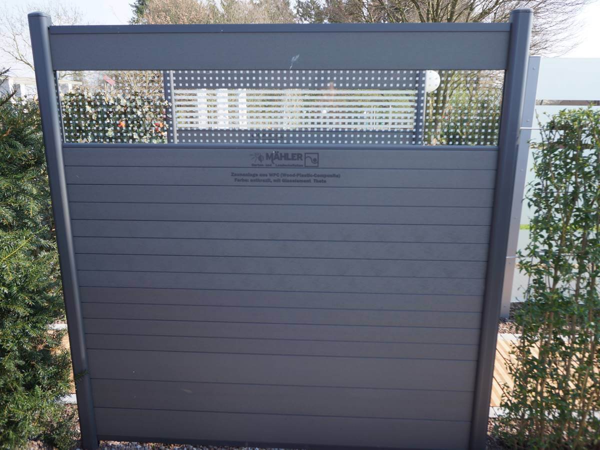 WPC Zaun | Galabau Mähler | WPC Sichtschutzzaun